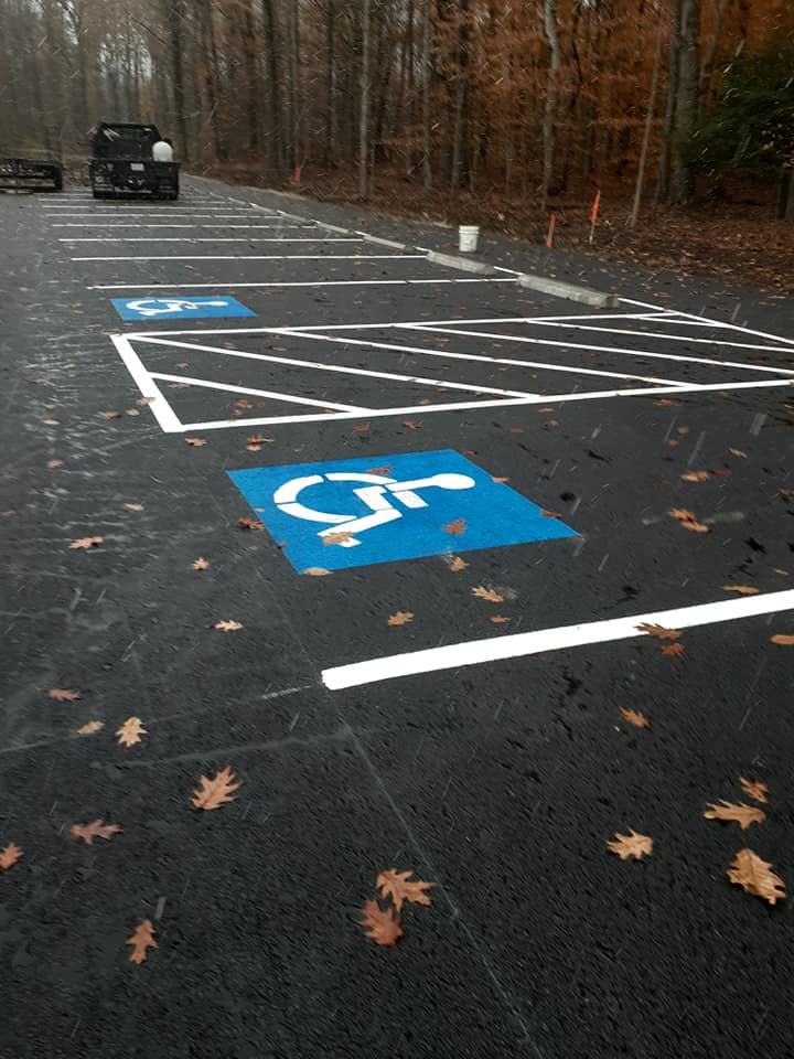 New Greenway Trail Parking Lot in Roaming Shores – RomeRock Association