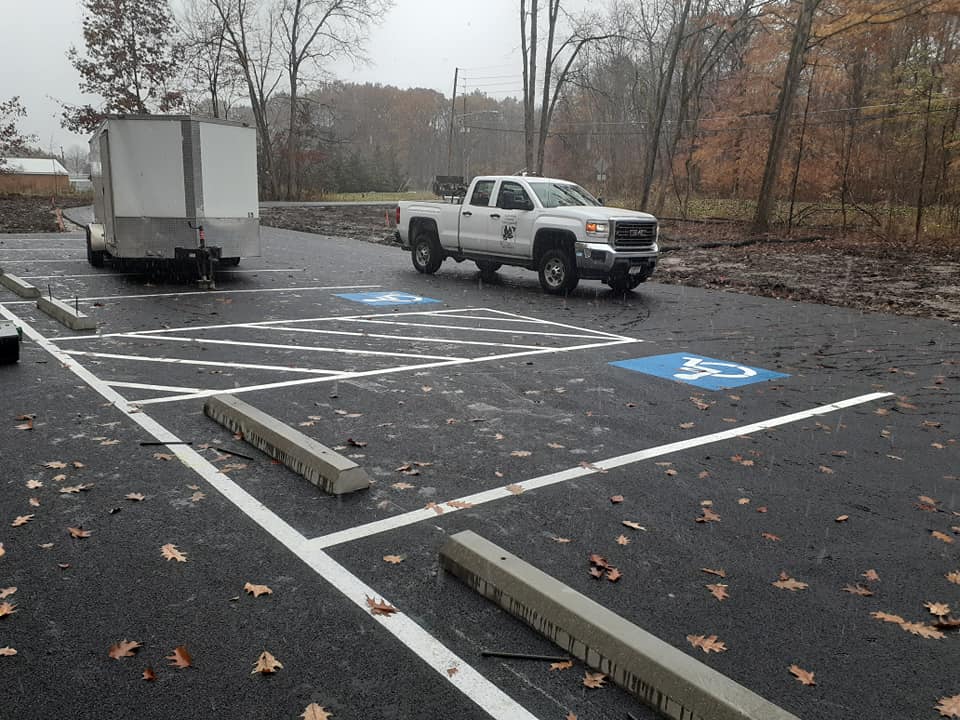 New Greenway Trail Parking Lot in Roaming Shores – RomeRock Association