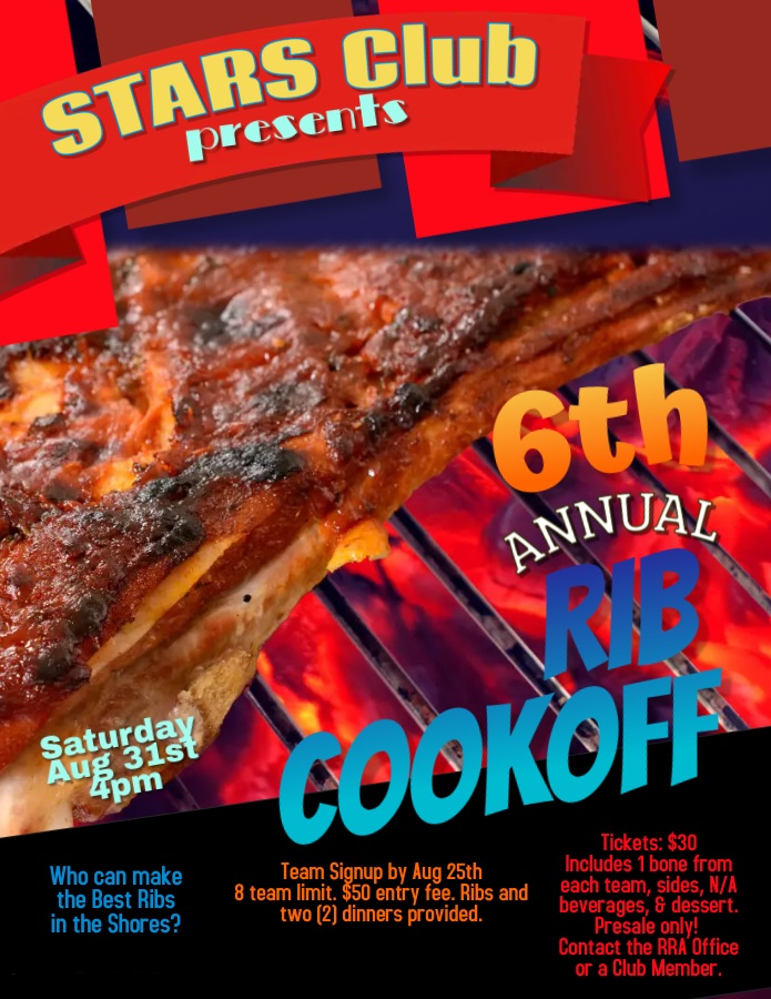 2024 STARS Rib Cook-Off Aug 31st – RomeRock Association