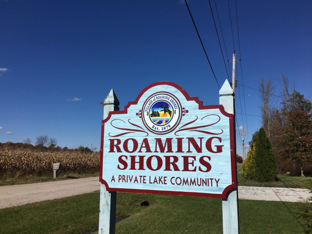 Revamped Roaming Shores Signs – RomeRock Association